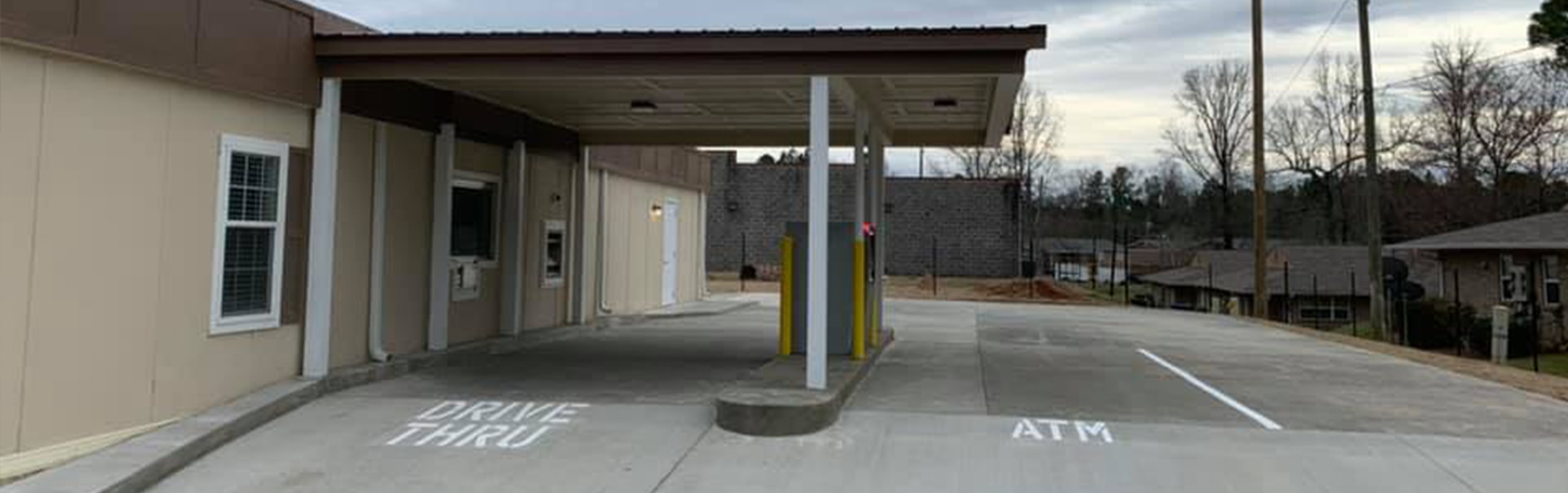 Parking Lot Striping for Alabama Bank Branch | G-FORCE™ Alabama