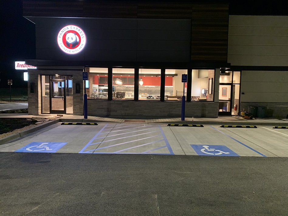 Panda Express Parking Lot Layout Design | G-FORCE™ Alabama