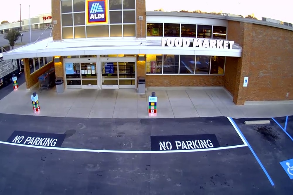 Aldi Parking Lot Restriping| G-FORCE™ Alabama