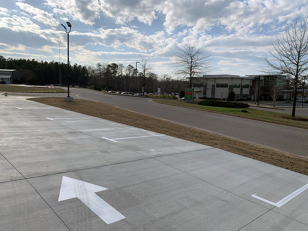 Pavement Striping in Wedowee, AL Pharmacy | G-FORCE™ Alabama
