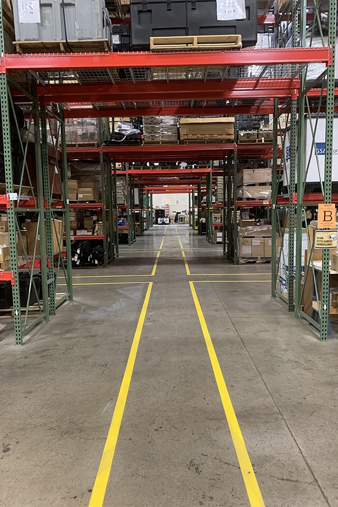 Pedestrian Walkway In Warehouse Pedestrian Walkways In Warehouse