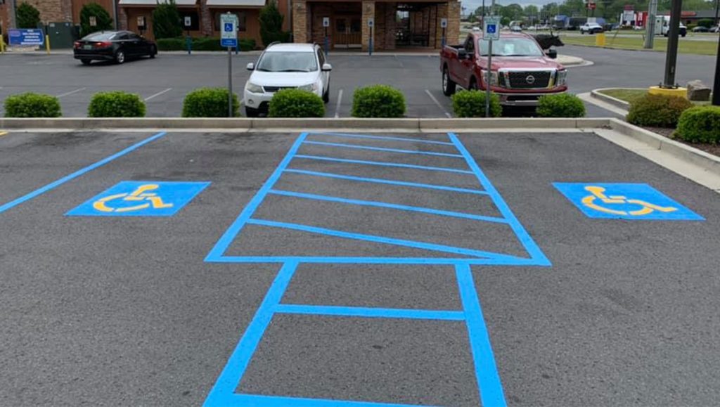 Pavement Markings Project at Bojangle's in Alabama | G-FORCE™ Alabama