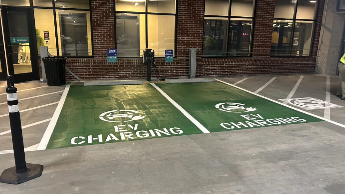 EV Stall Marking Project in Atlanta | G-FORCE™