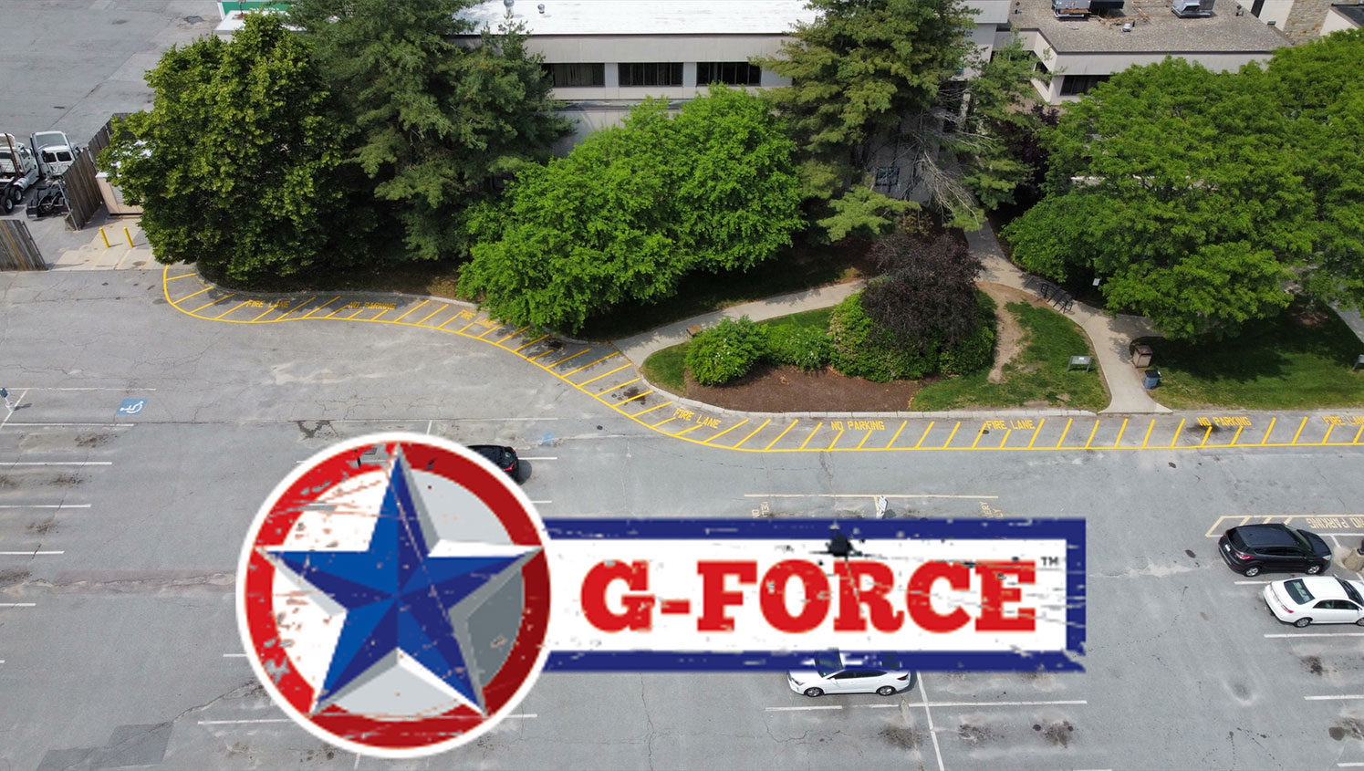 Fire Lane Striping Project for Garelick Farms in Franklin, MA | G-FORCE™