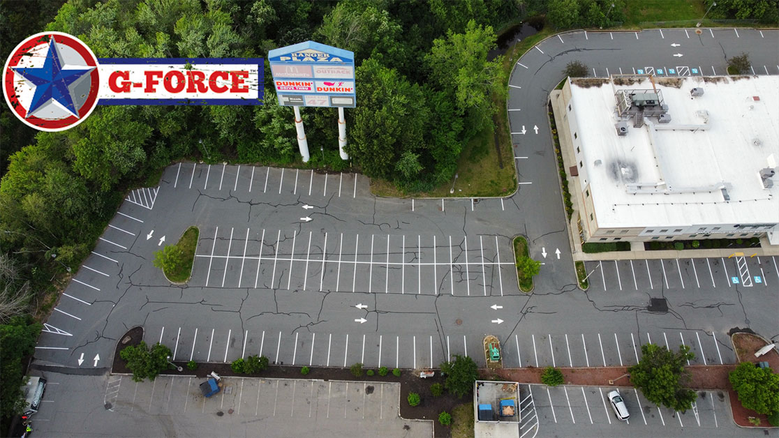 Line Striping Project for John Cook in Methuen, MA | G-FORCE™