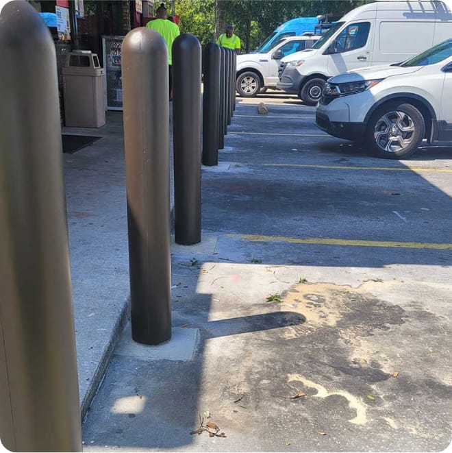 Central Texas, TX Bollard Installation Contractors Near You | G-FORCE