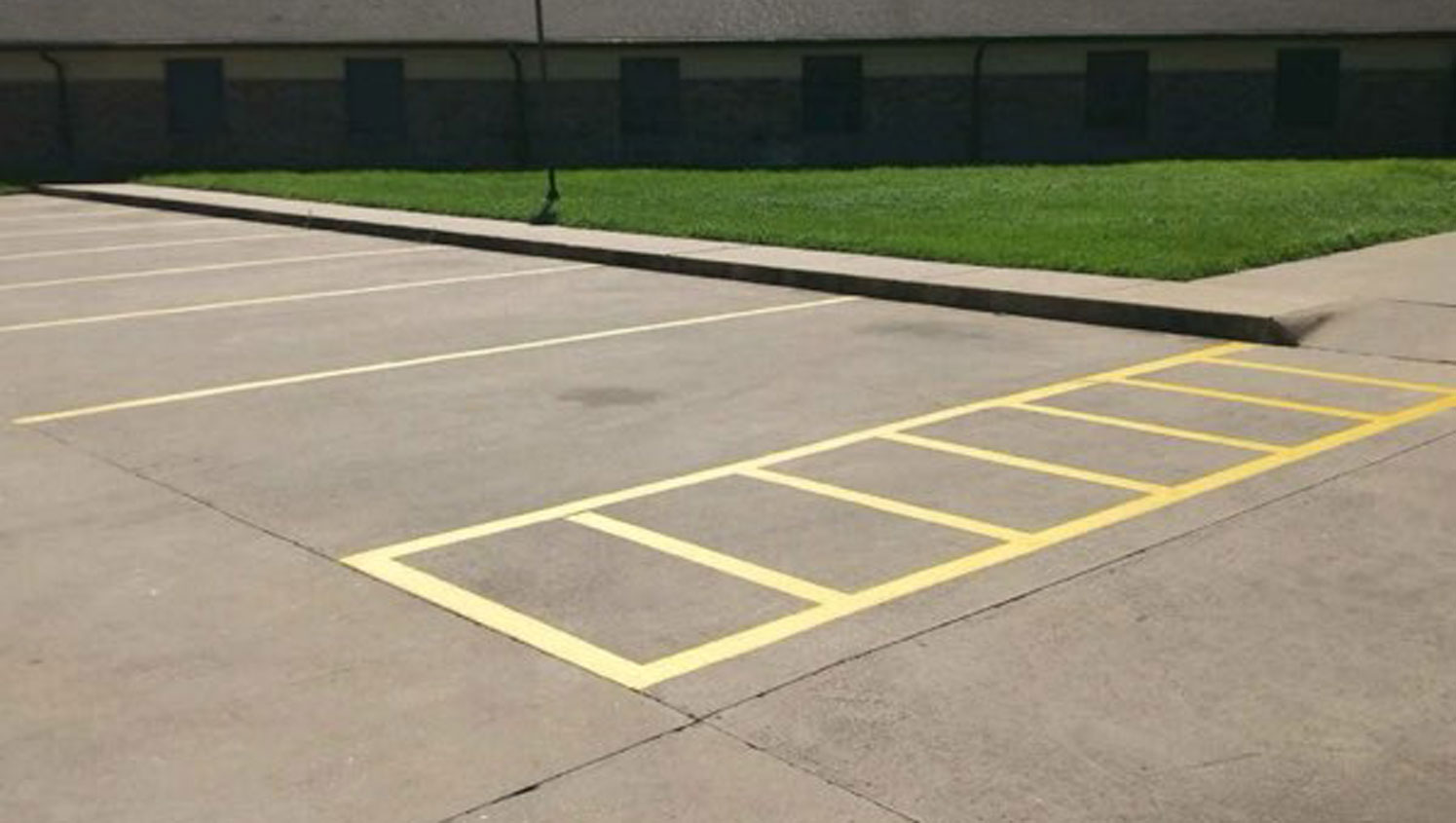 Line Striping for Regency Health Services in Bastrop, TX | G-FORCE™