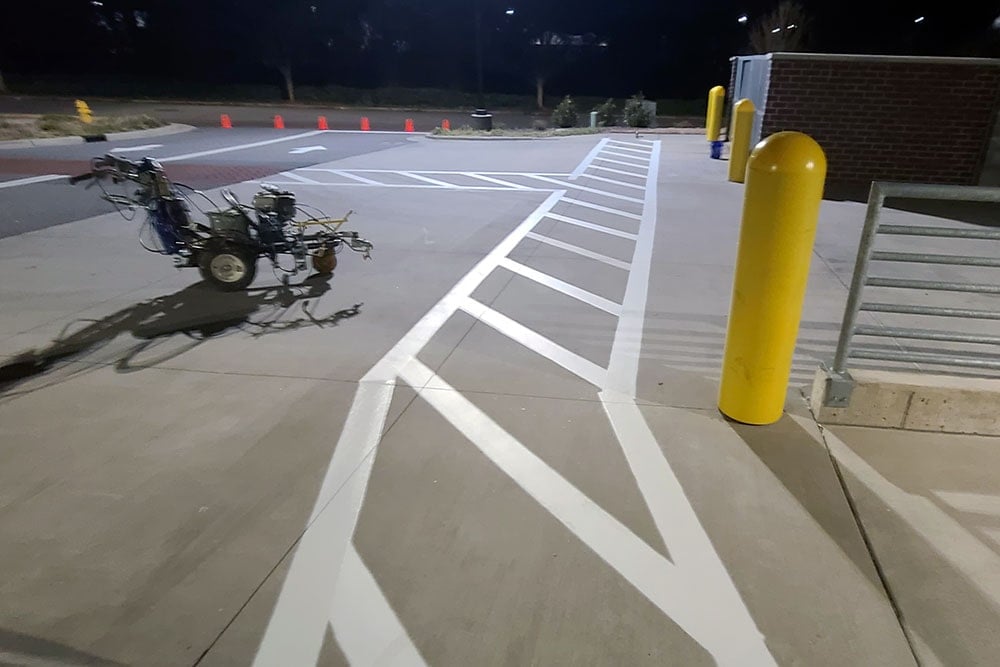 Parking Lot Restriping Project for Lidl | G-FORCE™ Charleston