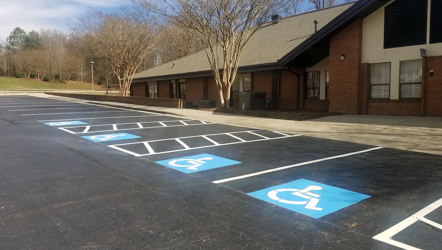 ADA Striping for Local Church | G-FORCE™ Charlotte - Carolinas