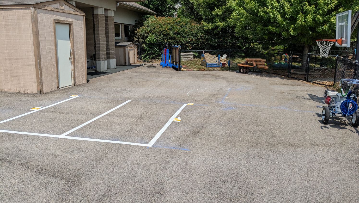 Pre-school Playground Painting Project in Naperville, IL | G-FORCE™