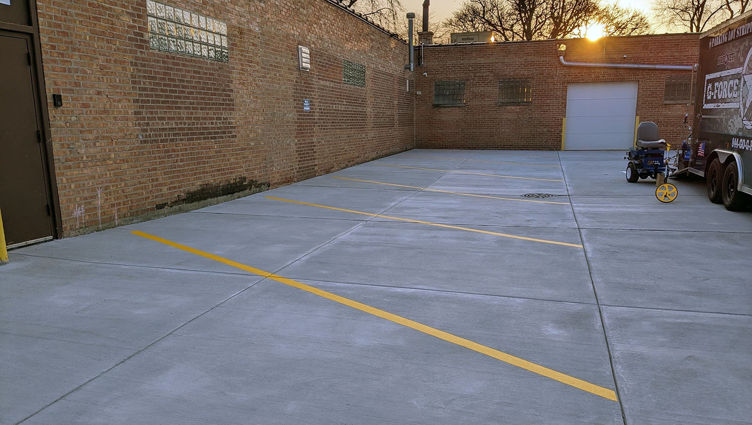 Line Striping for North Shore Electric, Inc. | G-FORCE™ Chicago North