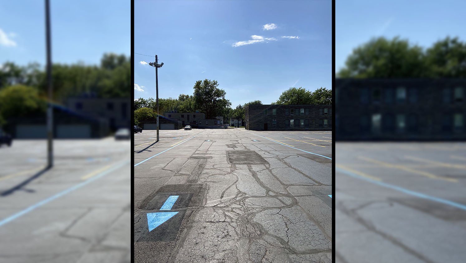 Line Striping for Catholic Church and School | G-FORCE™ Cleveland