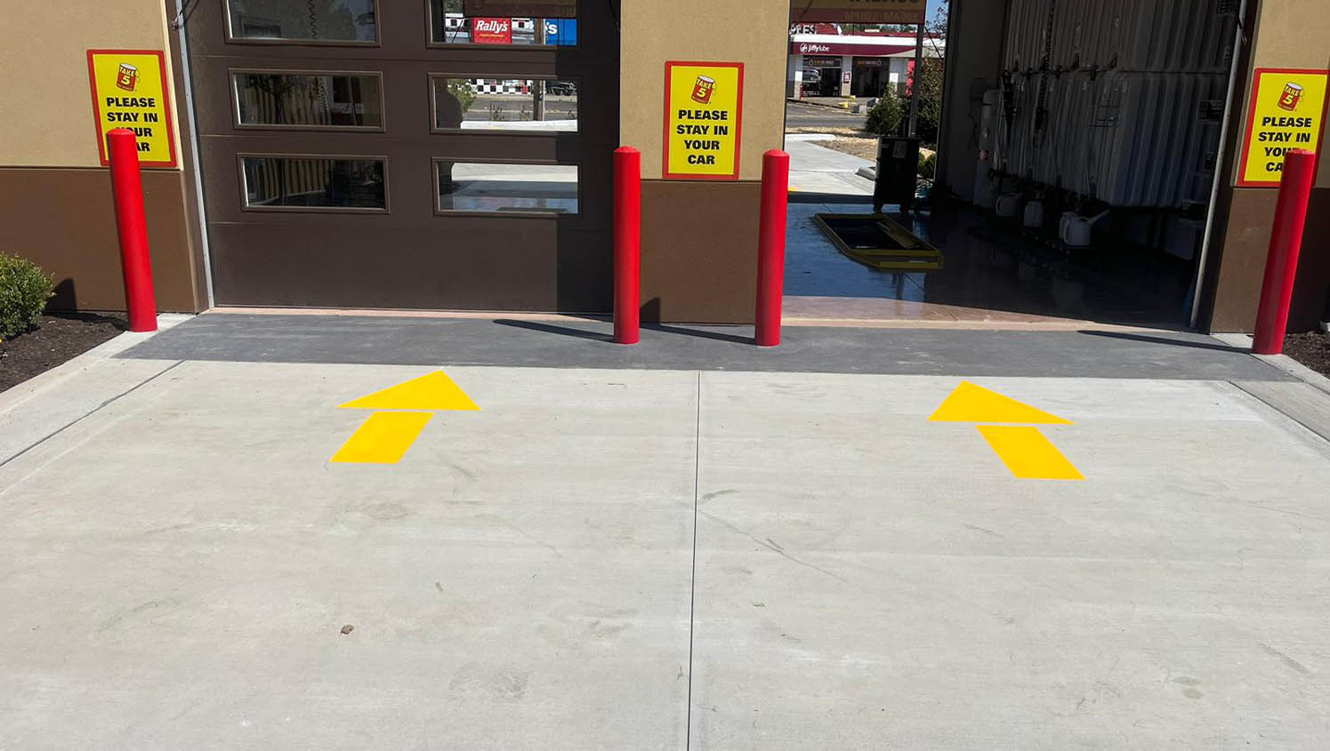 Parking Lot Sign Installation for Take 5 Oil Change in Zanesville | G ...