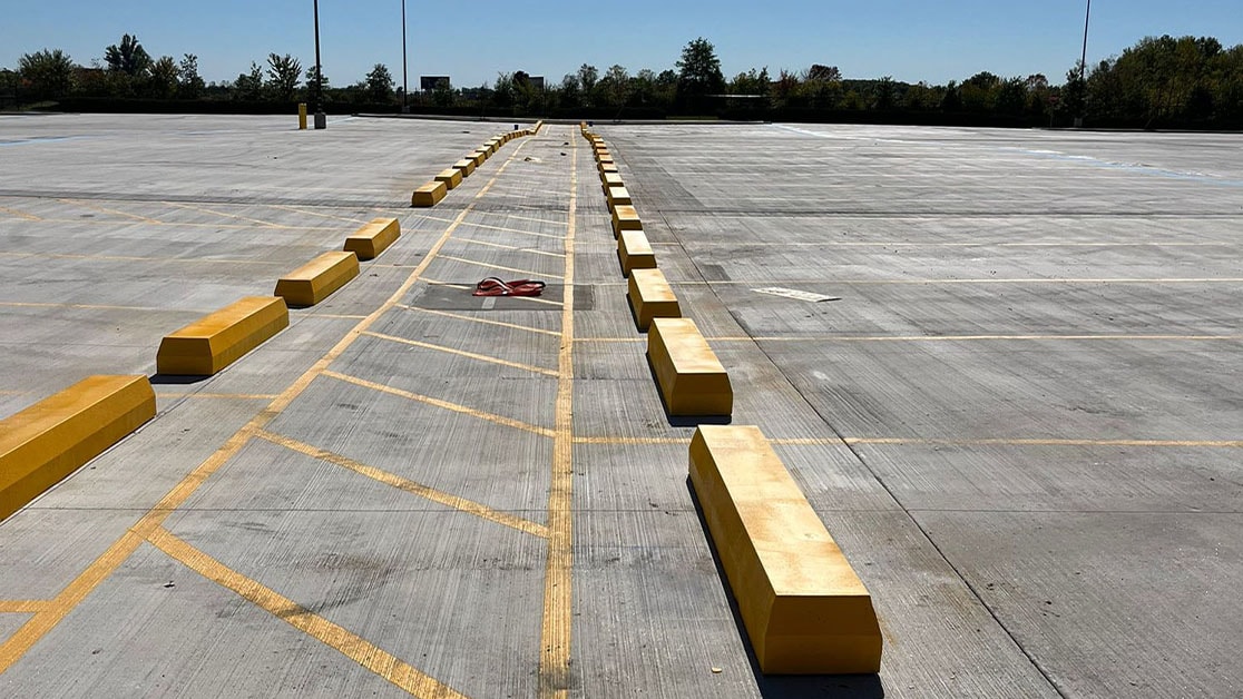 Parking Stops Installation for Amazon in Etna | G-FORCE®