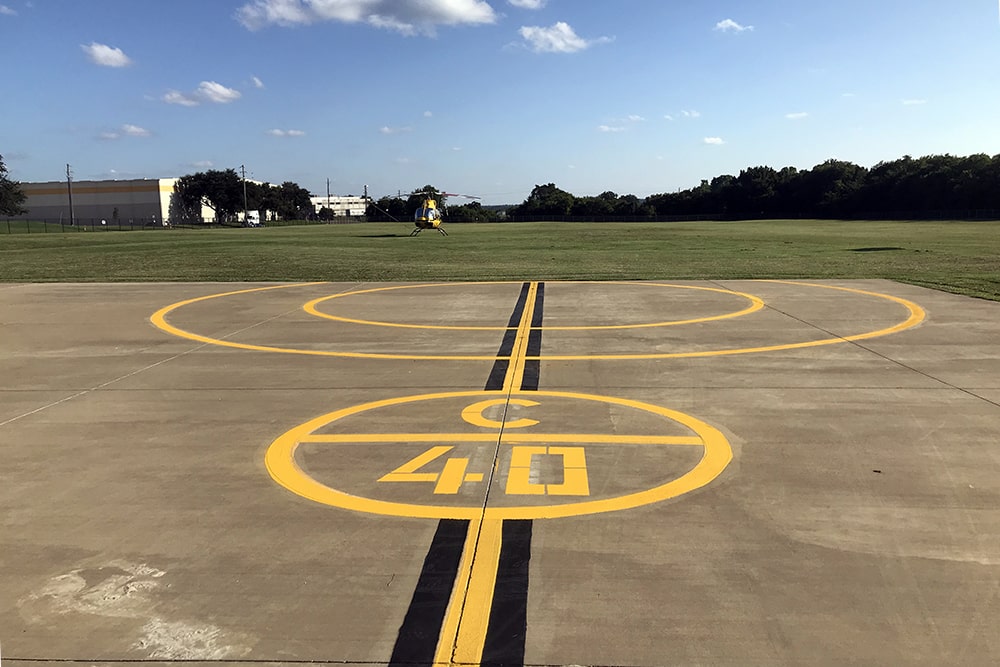 Desoto Heliport Restriping Project | G-FORCE™ Dallas
