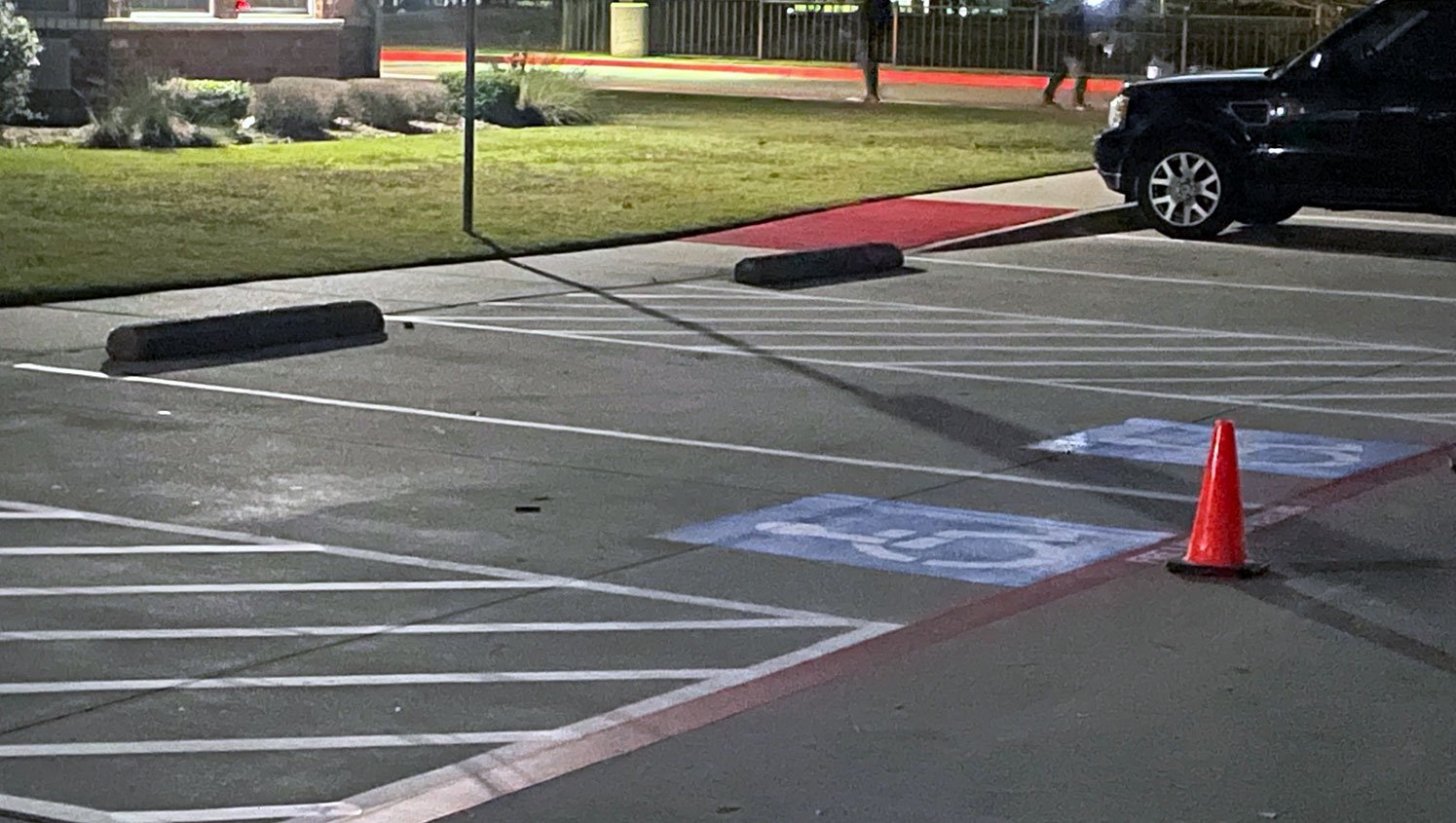 Fire Lane Striping for Senior Nursing Facility | G-FORCE™ Dallas