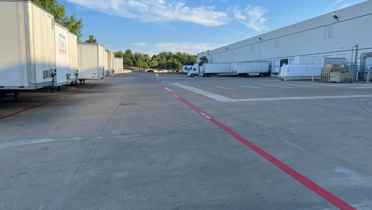Fire Lane Striping for Senior Nursing Facility | G-FORCE™ Dallas