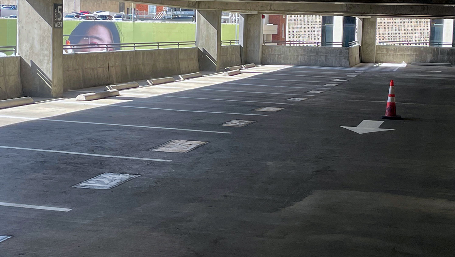 Parking Garage Striping for a Local Hotel | G-FORCE™ Dallas