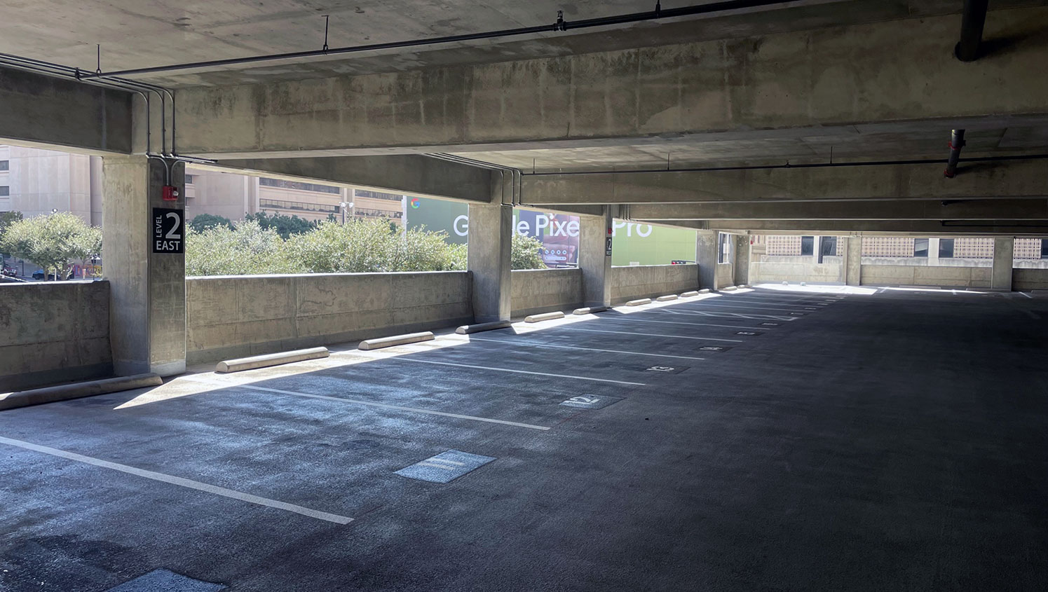Parking Garage Striping for a Local Hotel | G-FORCE™ Dallas