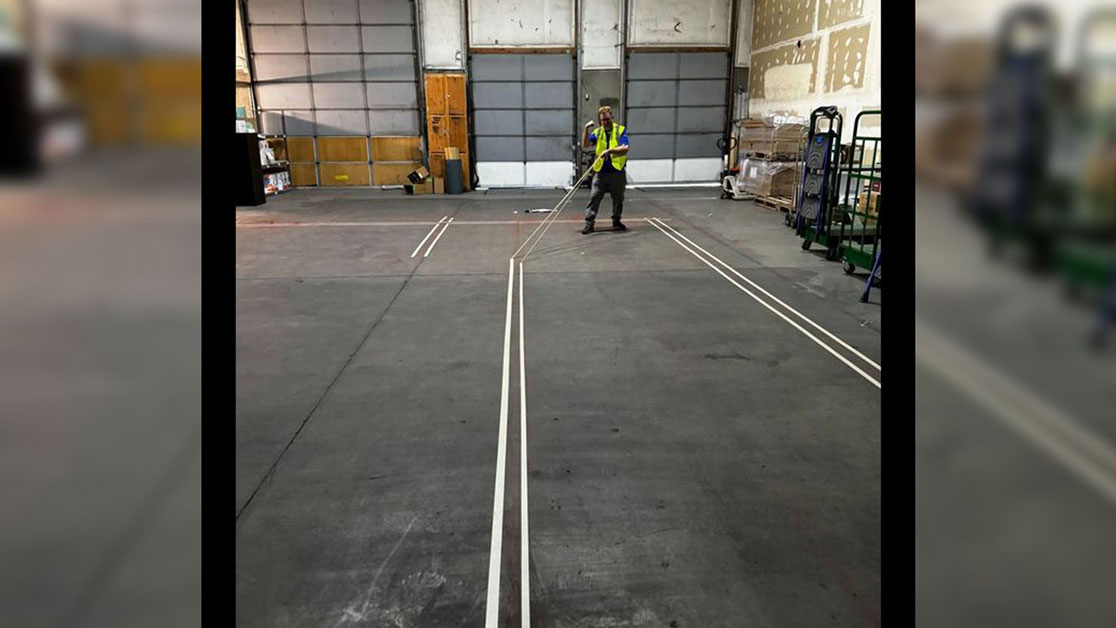 Warehouse Marking for Maverick Beverage Company of Colorado | G-FORCE™