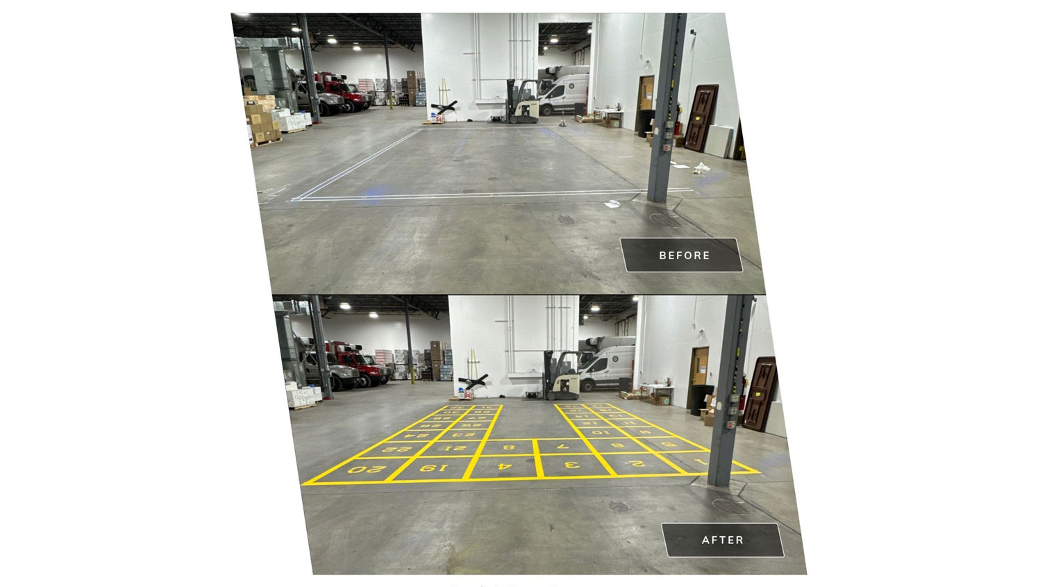 Warehouse Marking for Maverick Beverage Company of Colorado | G-FORCE™