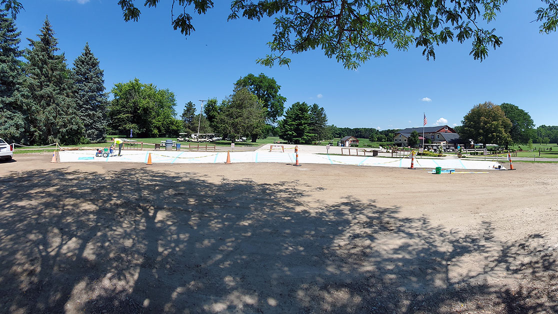 Rolling Meadows Golf Course ADA Striping | G-FORCE™ Detroit