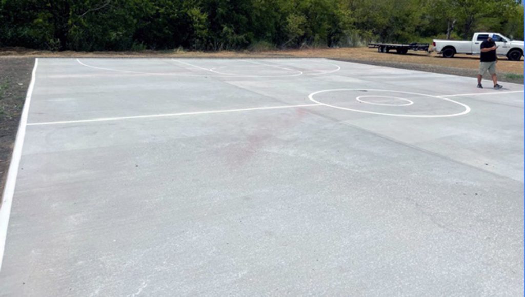Basketball Court Striping Project | G-FORCE Fort Worth