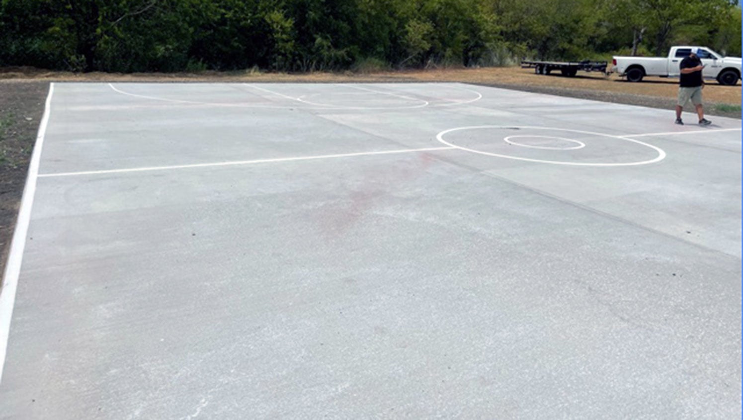 Basketball Court Striping Project | G-FORCE Fort Worth
