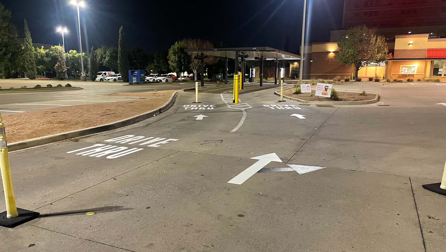 Line Striping for Chick-fil-A in Fort Worth, TX | G-FORCE™