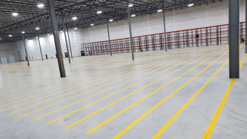Warehouse Floor Markings Project in Texas - G-FORCE® Fort Worth