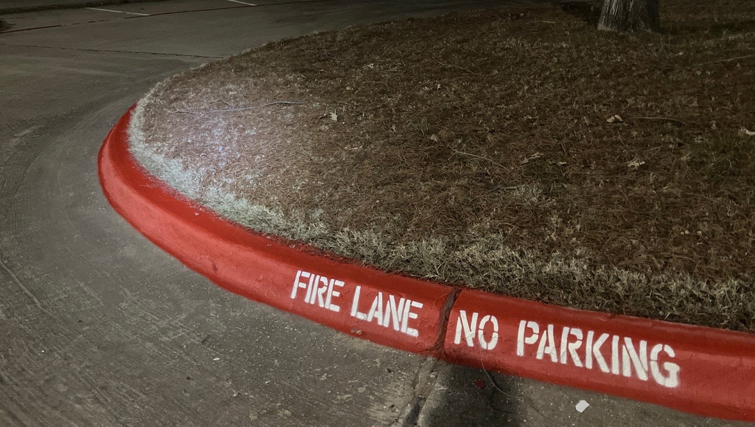 Fire Lane Striping for The Parks at Texas Star in Euless | G-FORCE®