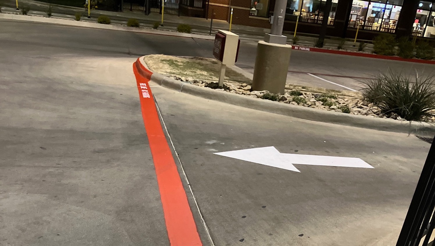 Fire Lane Striping Project for IN-N-OUT in Fort Worth | G-FORCE®