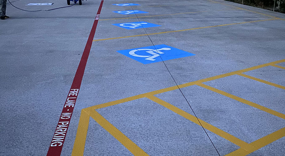 Recent Parking Lot Striping Projects in Houston - North | G-FORCE ...