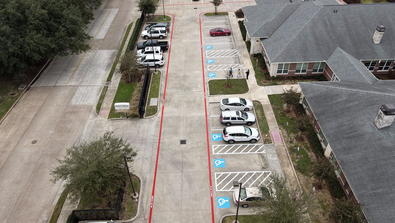 Parking Lot Striping for Local Non-Profit | G-FORCE™ Houston - South