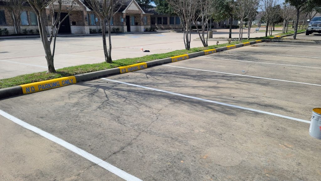 Striping for New Dimensions Day Treatment | G-FORCE™ Houston - South