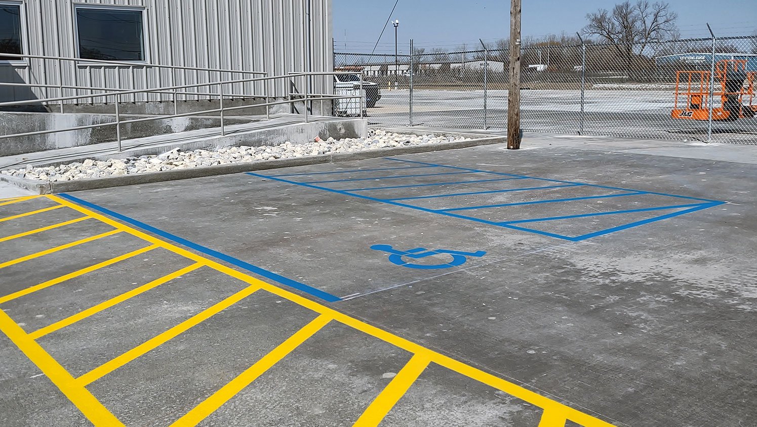 Parking Lot Striping for Aranco General Contractors | G-FORCE™ Indianapolis
