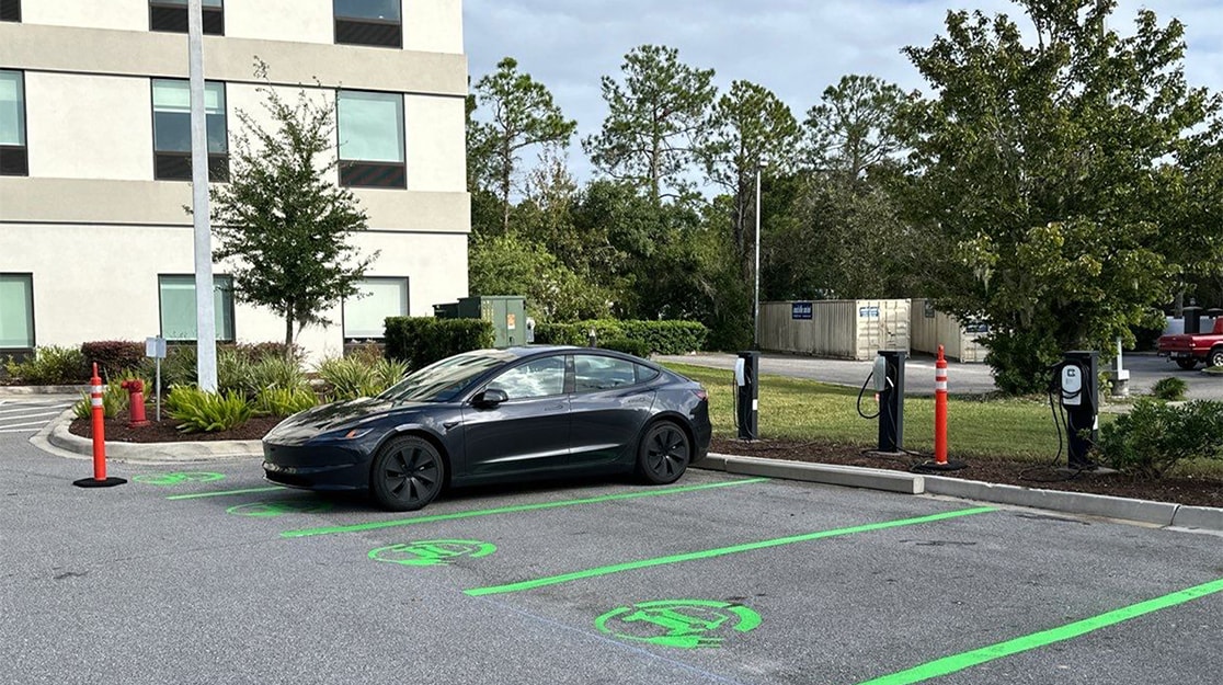 EV Charging Bay Markings for Home 2 Suites in Florida | G-FORCE®