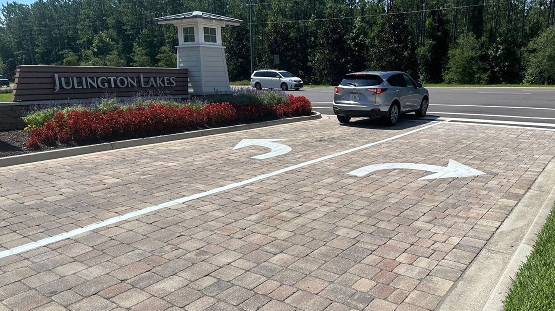 Thermoplastic Markings for Julington Lakes HOA in St. Johns | G-FORCE®