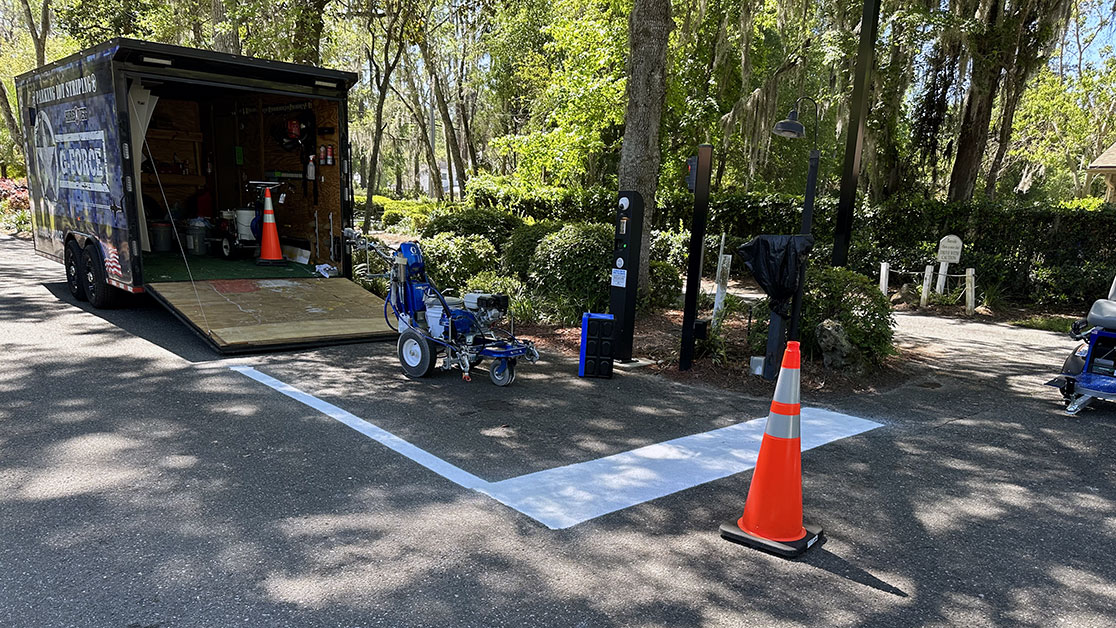 Bayside HOA Line Striping Project | G-FORCE™ Jacksonville