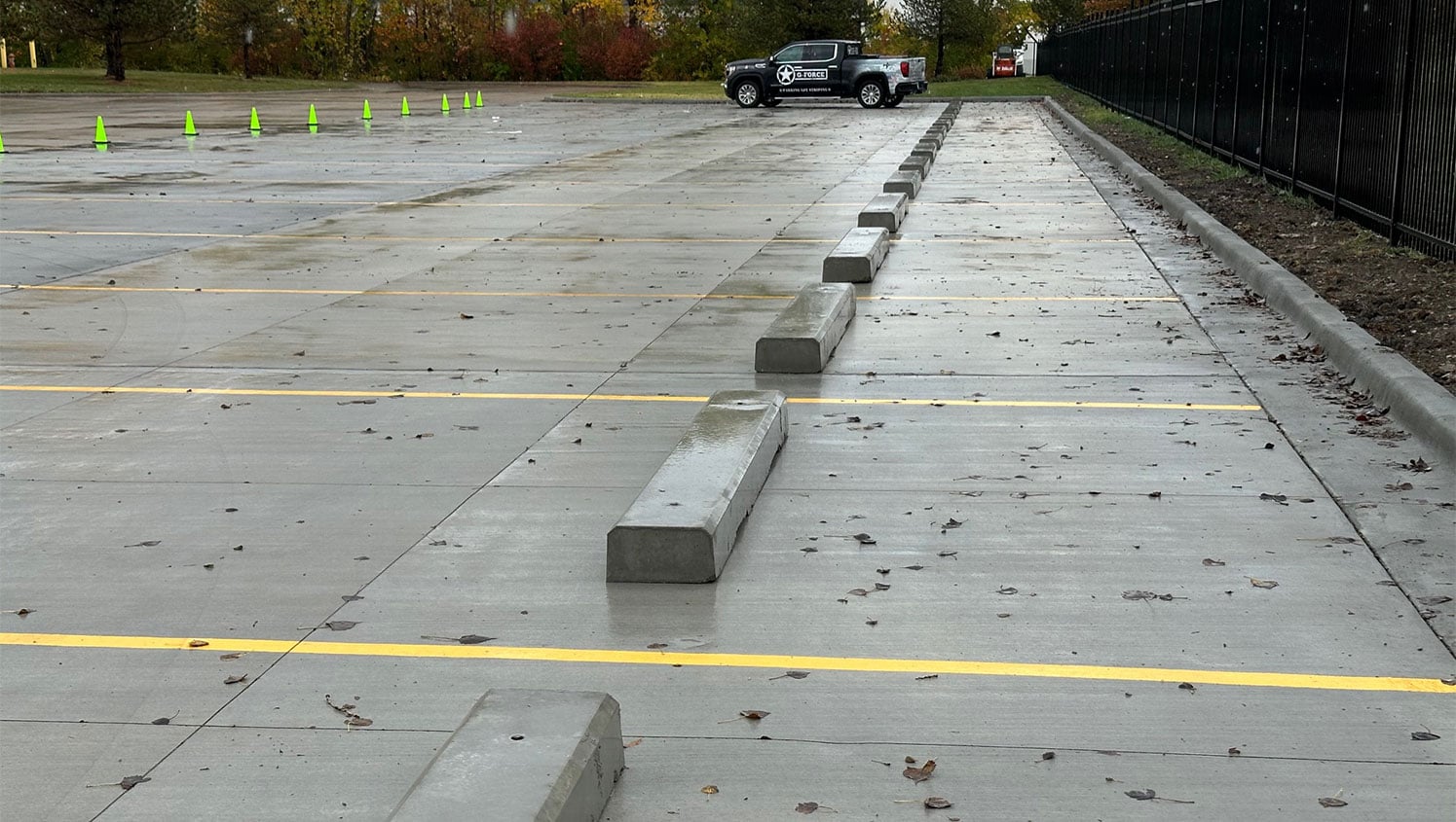 Wheel Stop Installation for Medline Industries in Kansas City, MO | G ...