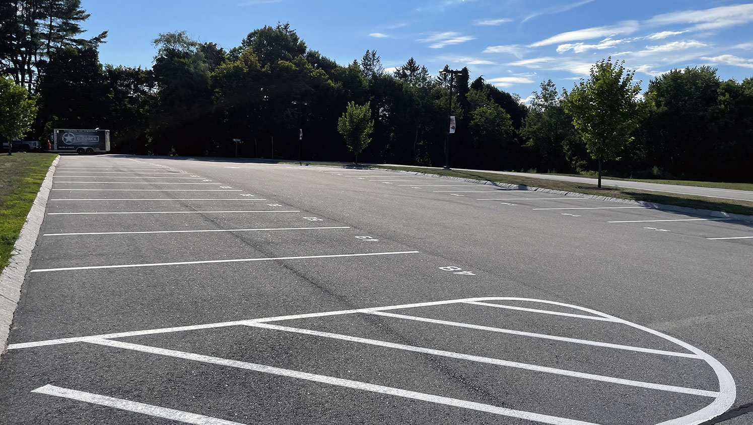 Parking Lot Striping for Newmarket High School | G-FORCE™