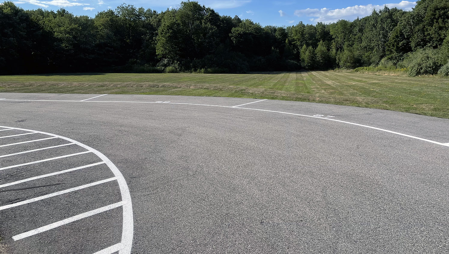 Parking Lot Striping for Newmarket High School | G-FORCE™