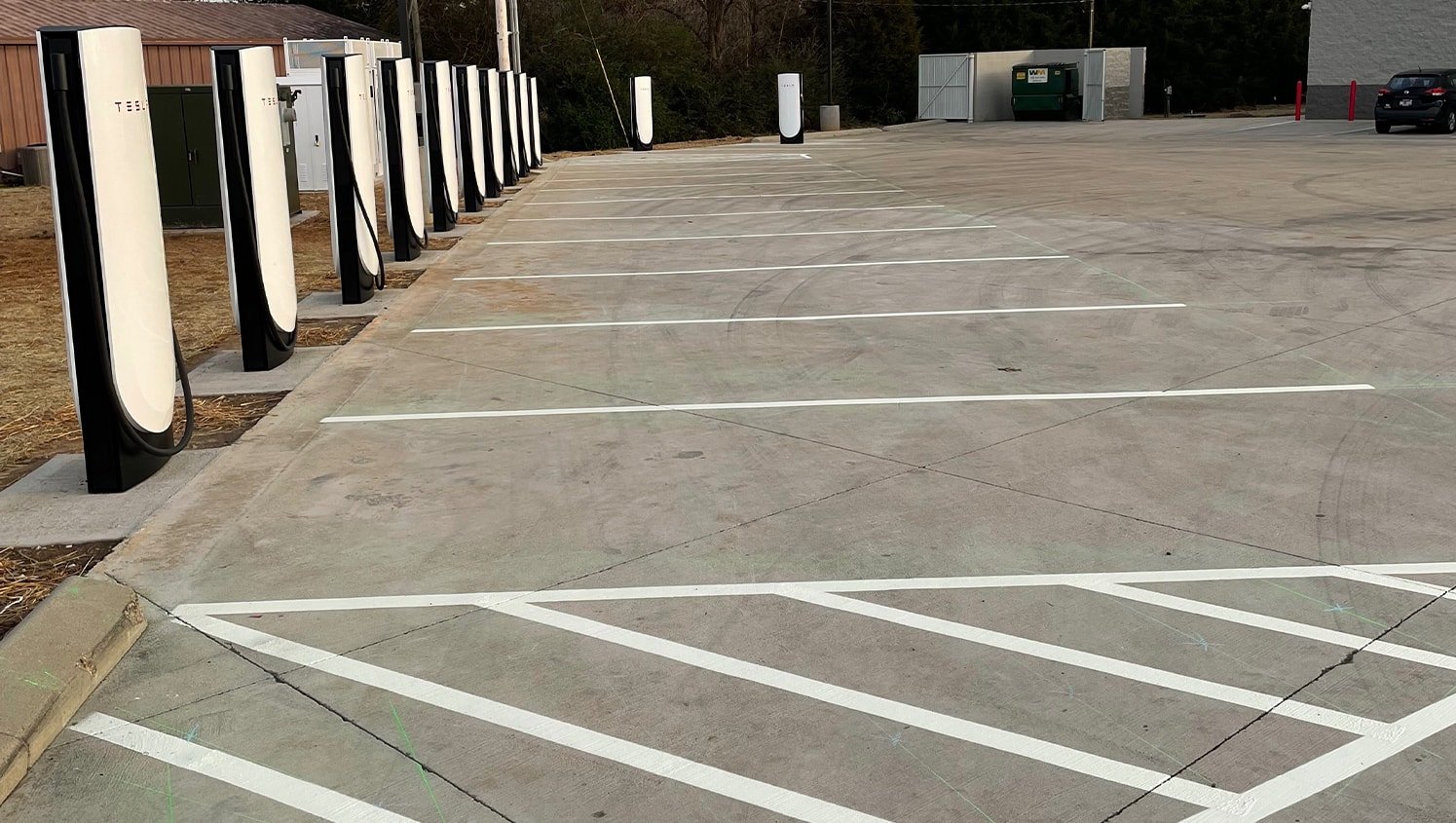 EV Charging Bay Markings for Fast Stop in Wildersville | G-FORCE®