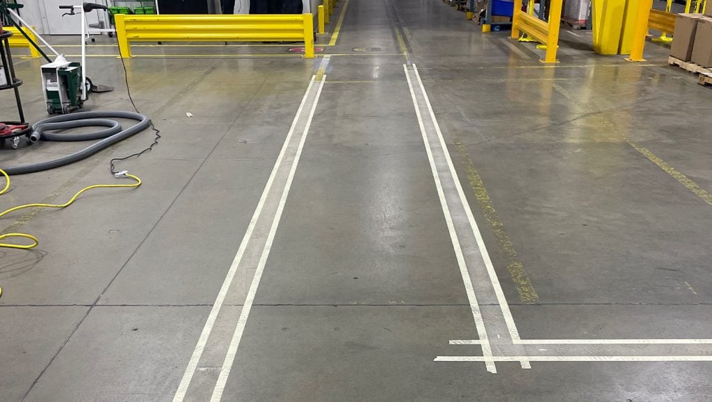 Warehouse Floor Markings for IDEXX in Memphis | G-FORCE®