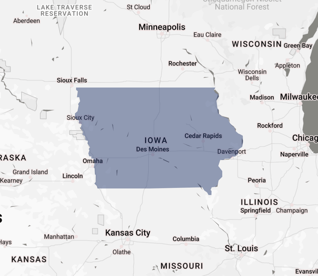 Parking Lot Striping in Iowa | G-FORCE