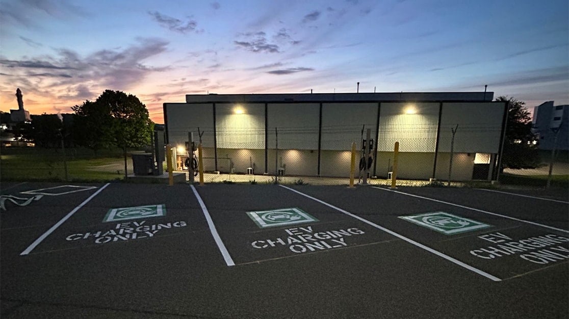 EV Charging Bay Markings for DSM Firmenich in Belvidere | G-FORCE®