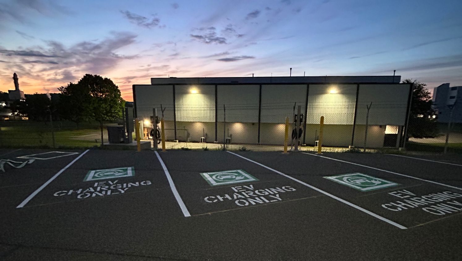 EV Charging Bay Markings for DSM Firmenich in Belvidere | G-FORCE®