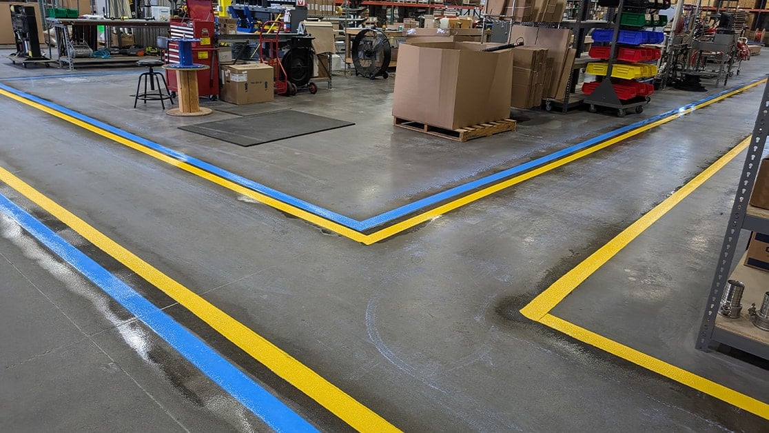 Warehouse Floor Markings for Warehouse in Oklahoma | G-FORCE®