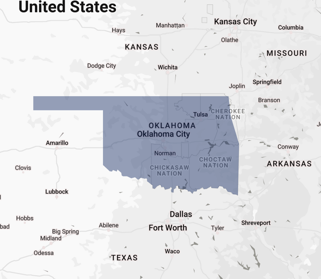 Top-Rated Parking Lot Striping in Oklahoma | G-FORCE™ Oklahoma