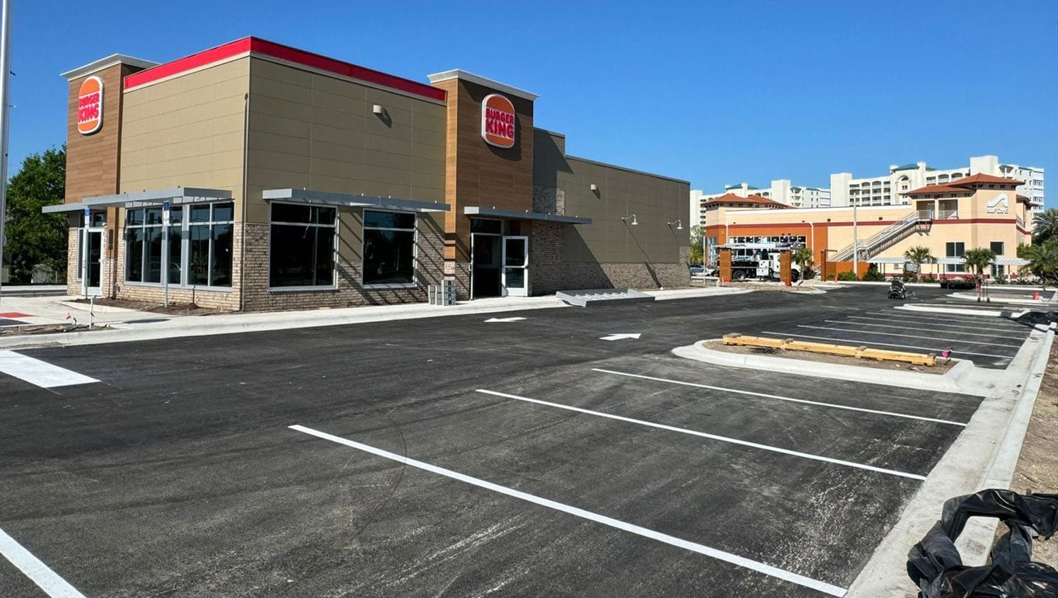 Line Striping for Burger King in Titusville, FL | G-FORCE™
